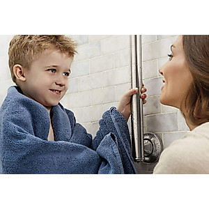 Moen LR8724D1GOWB Bathroom Safety 24-Inch Designer Bathroom Grab Bar with Curled Grip, Old World Bronze