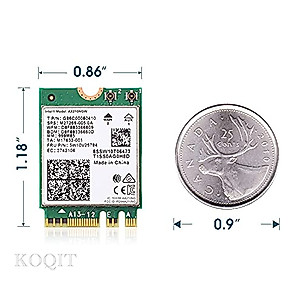 10Dbi Antenna Wi-Fi 6E AX210 Bluetooth 5.3 5374Mbps 2.4Ghz 5Ghz 6Ghz 802.11ax/ac M.2 2230 Key E Desktop Kit Wireless Adapter AX210NGW Windows 10/11