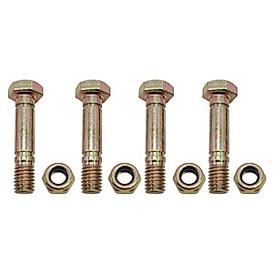 710-0890 Shear Pins and Nuts Fits MTD Cub Cadet Troy-Bilt 710-0890 710-0890A 910-0890A 4 Pack