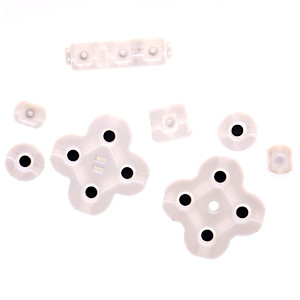 Deal4GO Left & Right Silicone Rubber Button Conductive Contacts Pad set for Nintendo Switch LITE Controller Contact Membrane