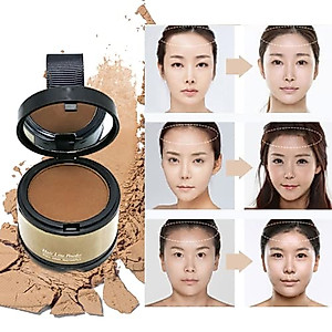 Hairline Powder(Medium Brown) Hair Root Dye, Instantly Hair Color Shadow Cover Gray Hair Root, Hair Touch-Up, Thin Hair Powder 4g…