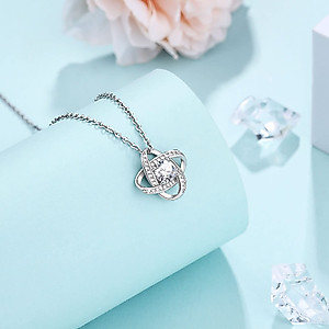 UNGENT THEM To My Daughter Necklace Gifts from Mom Birthday Wedding Christmas Valentines Day Mothers Day Gifts for Daughter