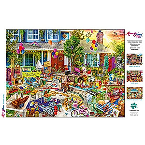 Buffalo Games - Aimee Stewart - Yard Sale - 1000 Piece Jigsaw Puzzle, Multi