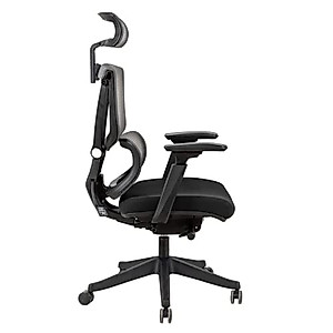 Ergonomic Office Chair, Office Chair High Back, Mesh Computer Chair with Lumbar Support, 3D Armrest, Double Backrest and Adjustable Headrest