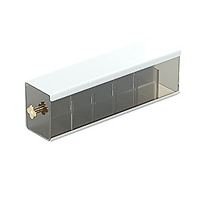 Underwear storage box, household wardrobe wall hanging non-perforated compartment storage, socks finishing transparent storage box wall mounted underwear storage box, for wardrobes and bathrooms