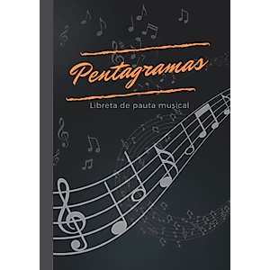 Libreta de pauta musical, Cuaderno de musica Pentagrama: Cuaderno de partituras para piano, guitarra, violín - libreta tablatura musical con 12 Pentagramas tamaño A4 (Spanish Edition)