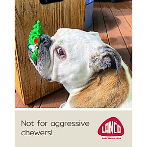 Crocodile Sensory Dog Toy Natural Rubber (Latex), Lead-Free & Chemical-Free, Complies to Same Safety Standards as Children’s Toys, Soft & Squeak