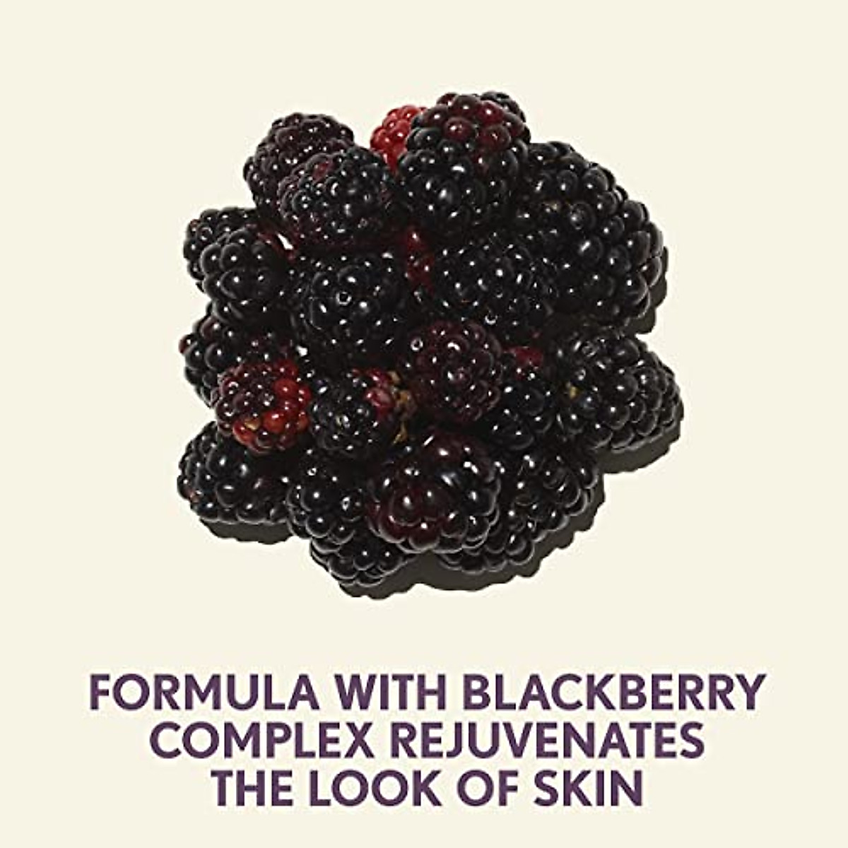 Aveeno Absolutely Ageless Nourishing Daily Facial Cleanser, Antioxidant-Rich Blackberry Extract, Non-Comedogenic Makeup-Removing Face Wash from Dermatologist-Recommended Brand, 5.2 fl. oz