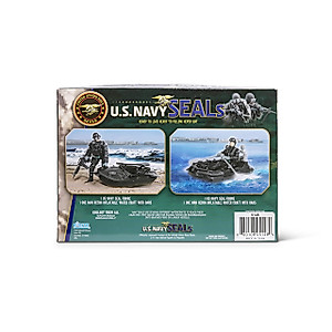 United States Navy Seal Figure Playset with Accessories and Combat Rubber Raiding Craft
