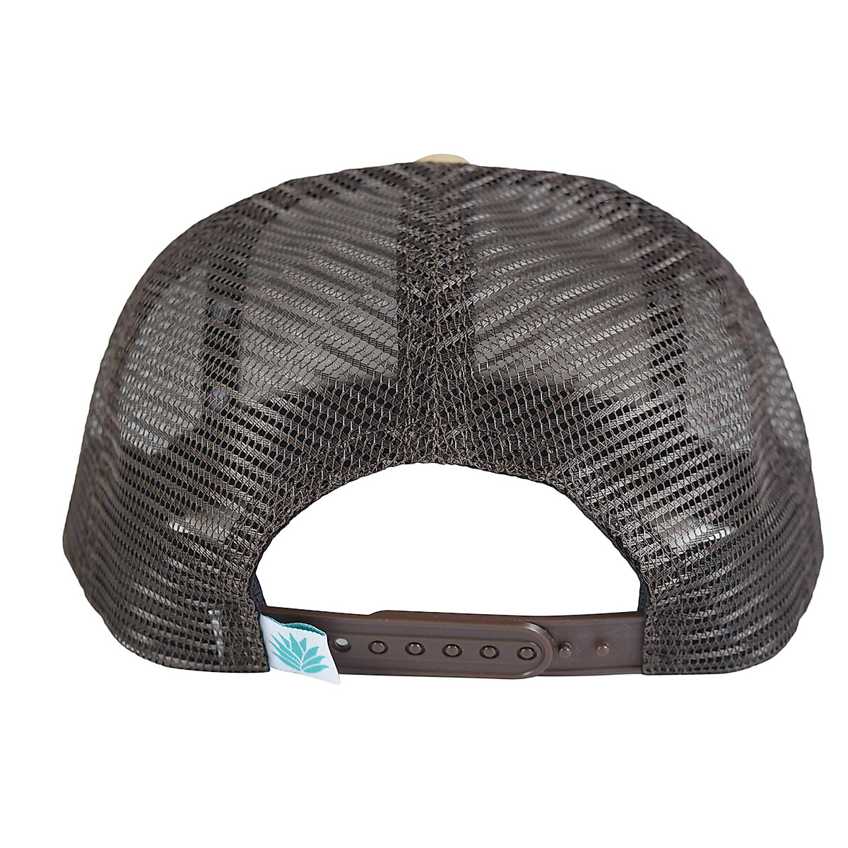 Sendero Provisions Co. Outdoor Snapback Hat with Fly Fishing Sublimated Patch & Mesh Back for Breathability (Khaki/Brown)