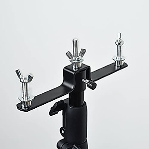 Efavormart 10 Ft. Double Cross Bars with Mounting Brackets, Hardware Compatible with Heavy Duty Backdrop Stand - Perfect for Wedding, Photo Booths, Events, Photography, and Exhibition Decorations