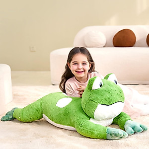 IKASA Giant Frog Stuffed Animal Plush Toy, 30" Large Frogs Cute Plushie Toys for Kids Girls Boys
