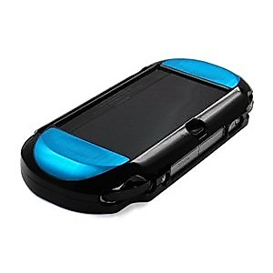 Cosmos Light Blue Protection Hard Case Cover Compatible with PlayStation PS VITA 1000, Fits for Oval Start & Select Button Only
