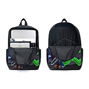 Mylshbest Backpack 3 Pcs Set, Anime Daypack With Shoulder Bag Pencil Case, Travel Bag Bookbag for Boys Girls