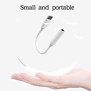 Apple MFi Certified 3 Pack Headphone Adapter for iPhone Connects Lightning to 3.5mm Dongle Auxiliary Audio Splitter Cable AKAVO Adapter Compatible with iPhone 7 8 11 11 Pro 12 12 Pro X XR XS XS Max