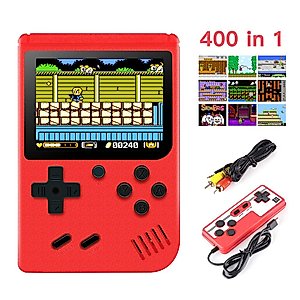 JINGDU Handheld Game Console,Mini Game Console with 400 Classic Handheld Games