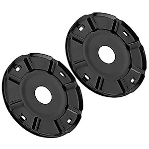 RvSky Garden Supplies 2 Set Universal Lawn Mower Trimmer Head with Trimmer Lines Accessory Garden Tools 26mm Black