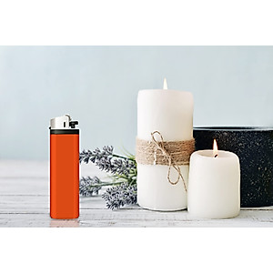 Scinex Classic Disposable Lighters, Multi Purpose and Lightweight, Candle Lighters, Cigerette Lighter, for BBQ and Outdoors, 5 Pack