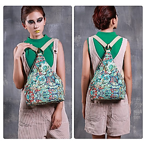 Black Butterfly Premium Backpack for Women, Bohemia Style Fashion Casual Daypack Backpack, Small Backpack Purse (02-blue)