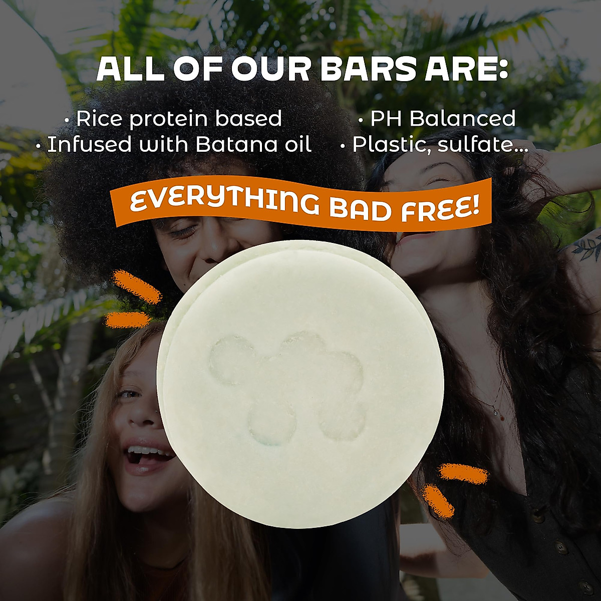 NOLE CARE Travel Size Shampoo and Conditioner Bar Set with Batana Oil - Sustainable, PH Balanced, Discovery Set, Plastic-Free, Color-Safe, Eco-Friendly, Solid Sustainable Bars, Zero Waste, 2.5 oz Bar