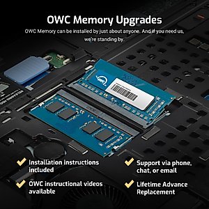 OWC 32GB (2 x 16GB) PC19200 DDR4 2400MHz 260pin SO-DIMMs Memory Ram Upgrade Compatible with 27" and 21.5" iMac (Mid 2017), and Compatible PCs Compatible with MP7N2G/A
