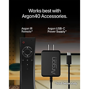 Argon ONE V2 Aluminum Case for Raspberry Pi 4 | with Power Button and Fan