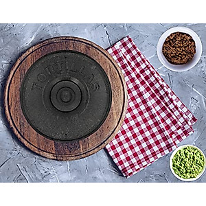 Thunder Up Tortilla Warmer with Lid, Insulated Tortilla holder Ideal to Storage & Keep Burrito, Pancake, Taco Warm, Microwave Container match perfectly with your Tortilla Press, Tortillero, Tortillera