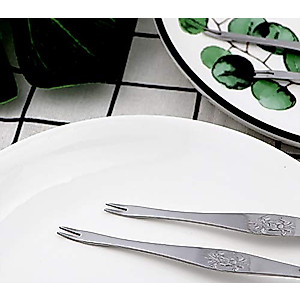 10 pcs Seafood Forks,Crab Forks,Lobster Forks, Fruits Forks 6.49 inches