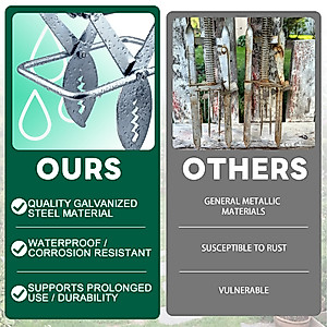 Upgraded Mole Trap Scissor, Mole Traps for Lawns That Kill Best, Easy Step Setup