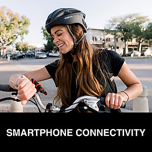 Sena R1 Smart Cycling Helmets (Matte Black and Electric Tangerine)