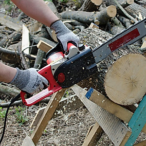 ACKTRA WG015 Level 5 Cut Resistant Construction Safety WORK GLOVES 12 pairs, Foam Nitrile Coated, High Tear Strength, EN 388, PPE Regulation 2016/425, for Men and Women (Large)