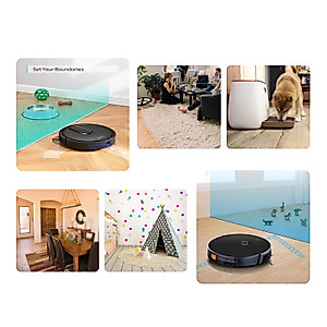 LeadCon 13 Feet Upgrade Vacuum Boundary Marker with Self Adhesive Backing, Magnetic Boundary Markers Strip Works for Neato Shark Roborock Robotic Vacuum Cleaner Boundary Tape