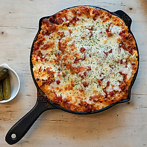 MOOSSE Premium Enameled Cast Iron Skillet Pan for Induction Cooktop, Stove, Oven, Made in Korea, No Seasoning Required, 9.4” (24 cm)