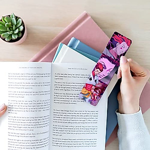 Bookmarks Ruler Metal Hisoka Bookworm Hunters Measure Bookography Reading Tassels for Book Bibliophile Gift Reading Christmas Ornament Markers