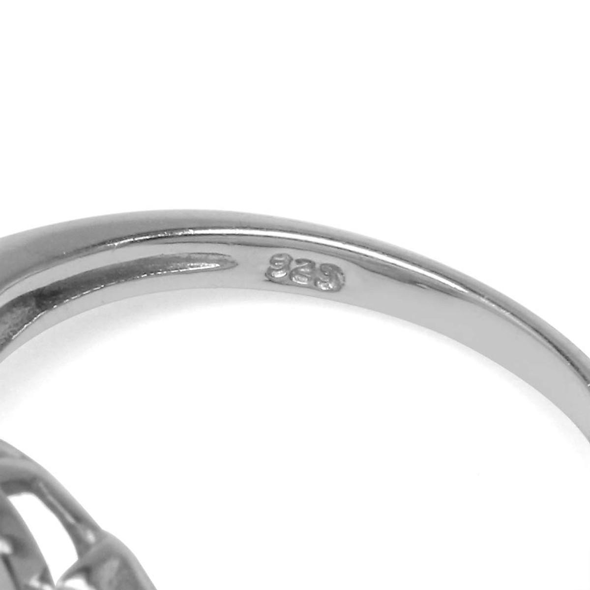 Silvershake 1.44ct. 8X6mm Natural Oval Shape Peridot 925 Sterling Silver Triquetra Celtic Knot Ring Size 9