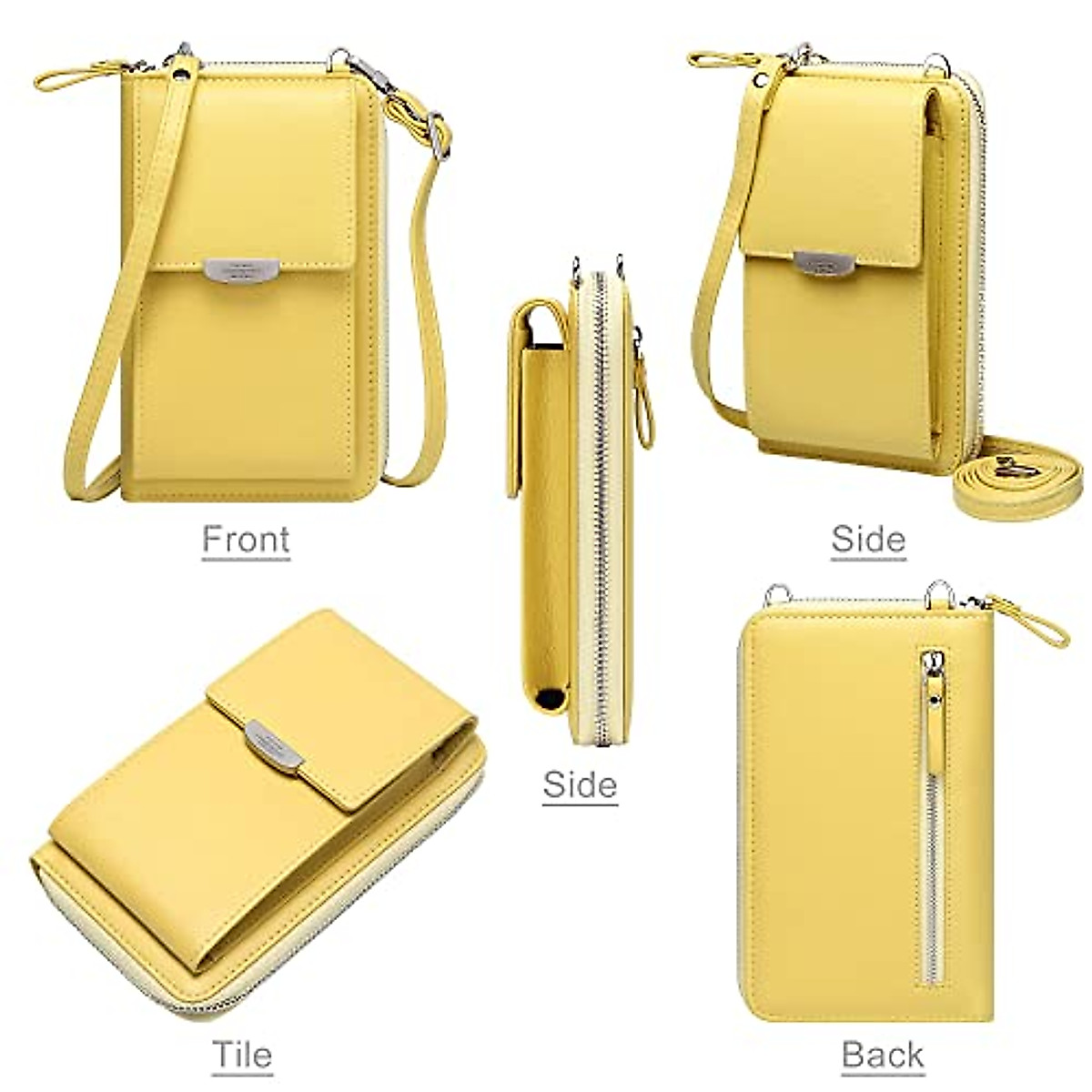 OIDERY Small Crossbody Phone Bags Cellphone Wallet Purse for Women with Credit Card Slots