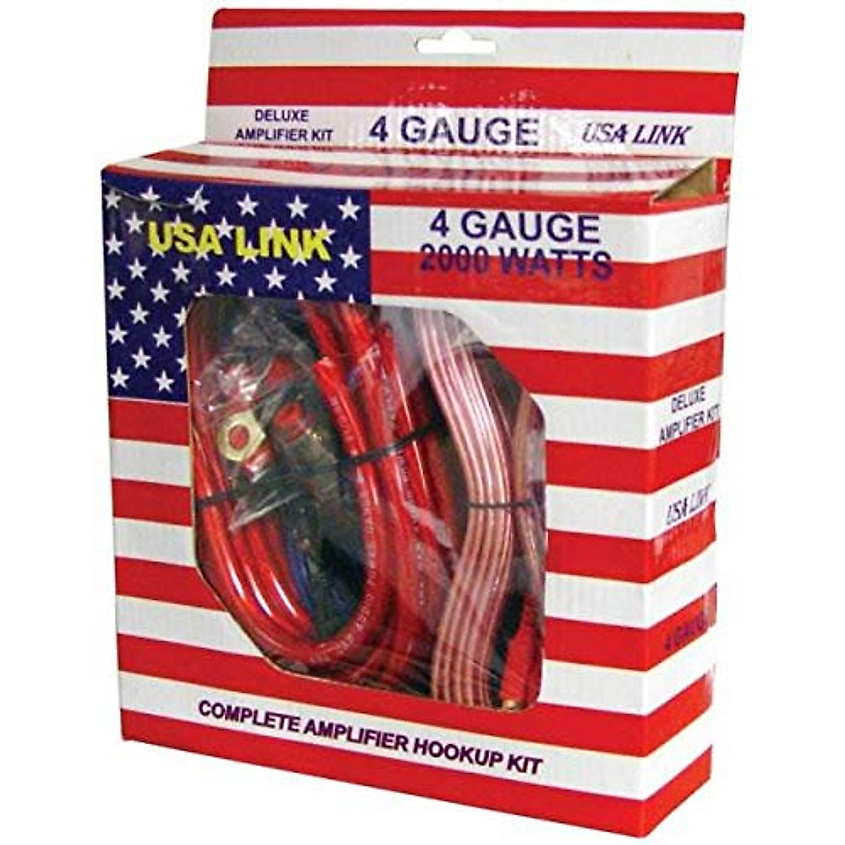 QPOWER 4 Gauge Ga 2000W Car Amplifier Amp Complete Wiring Installation Kit + RCA