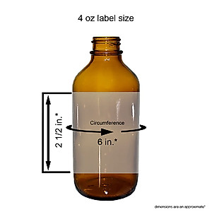 (Pack of 12) 4 oz. Amber Boston Round with Black Glass Dropper