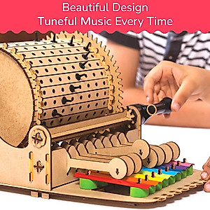 Smartivity Music Machine; Mechanical Action, Science, Engineering STEM and STEAM Building Kit for Kids Ages 8 and Up