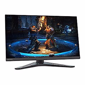 Lenovo G27-20 27-inch Gaming Monitor, FHD, IPS, 144Hz, 1ms, FreeSync Premium and NVIDIA G-SYNC Compatible, NearEdgeless, VESA Mount, Height and Tilt Adjust, HDMI, DP