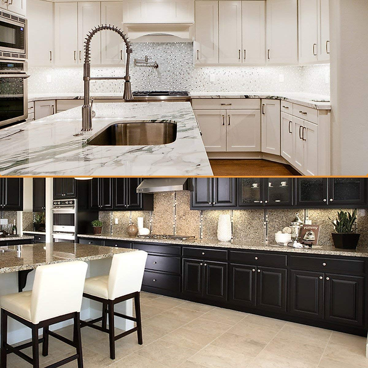 Litever Kitchen Under Cabinet LED Lighting Kit Plug-in, Super Bright, 6 PCS 12 Inches Light Bars, Daylight White, 31W 2000 Lumen, Perfect for Kitchen Cabinet Counter Shelf-(6 Bars Kit-5000K)