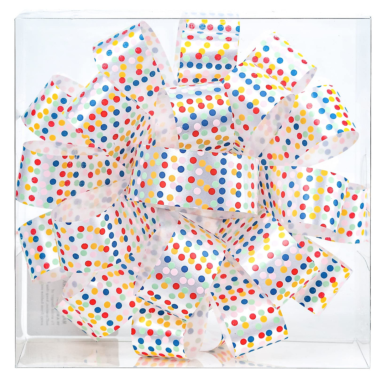 MAYPLUSS 8" Gift Bow, 1 Bows, Rose Gold, Perfect for Birthday, Holiday, Party Favors Decorations