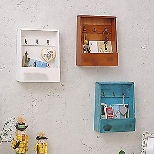 Tauzveok Decorative Shelf Wall Porch bar Restaurant Cafe Wall Hanging Creative Wall Hanging Wall Decoration,Brown