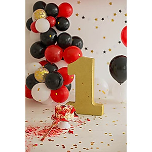 Treasures Gifted Mini Red Balloons - 5 Inch Red Balloons - Dark Red Balloons - Ruby Red Balloons - Red Latex Balloons - Bright Red Balloons - Small Red Balloons 100 Pack