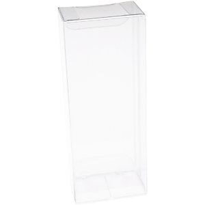 Plymor Clear Folding Action Figure Storage / Display Protector Box, 1.75" W x 1.25" D x 4.5" H, fits 3.75" Figures, 20-Pack