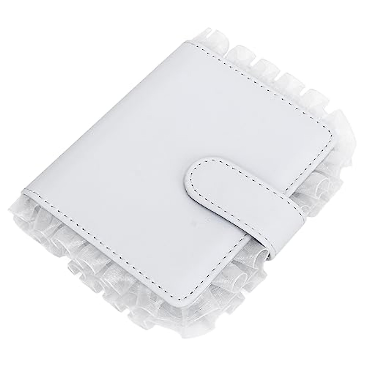 Camera Picture Album, High Transparency 64 Pockets Light Buckle Design Mini Film Photo Album for Display (White)