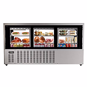 KoolMore RD32C-SS Refrigerator, 82 Inch, Stainless Steel