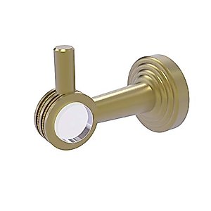 Allied Brass PB-20D Pacific Beach Collection Dotted Accents Robe Hook, Satin Brass