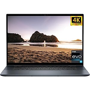 Dell 2023 Newest Inspiron 16.0" 2-in-1 Touchscreen Laptop, 4K OLED (3840x2400) diaplay, Intel Core i7-1360P, 16GB DDR5 RAM, 1TB SSD, NVIDIA GeForce MX550, Backlit Keyboard, WiFi 6, Windows 11 Home