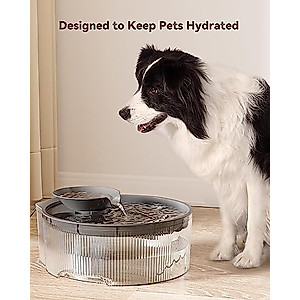 Neareal Dog Water Fountain Filters 9 Pack Replacement Filters & Pre-Filter Sponges for 5L/168oz Automatic Pet Fountain Cat Water Fountain